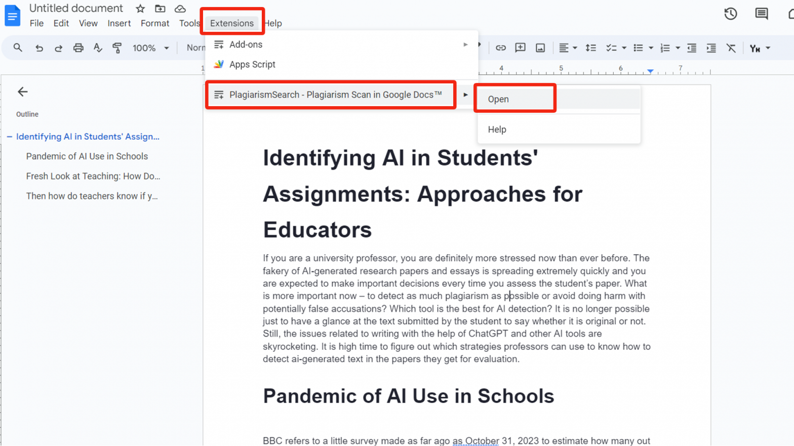 Plagiarism Checking in Google Docs: Guide and Tips